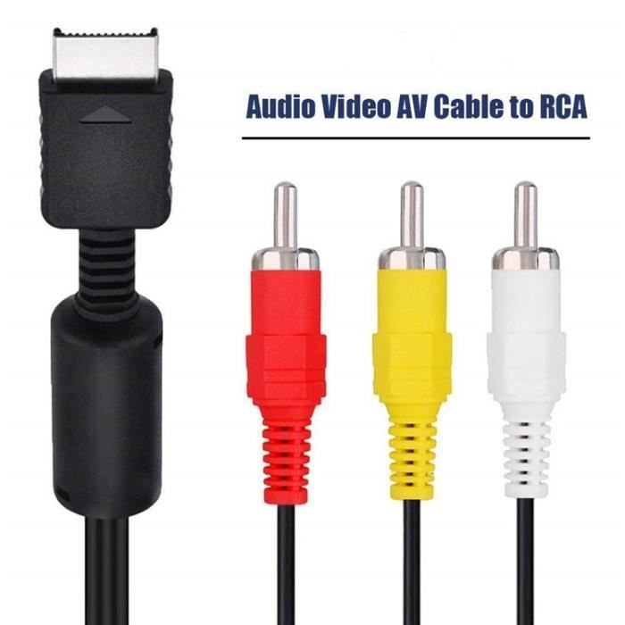 Câble Composite AV à RCA pour Sony Playstation PS2 PS3 et PSX - Sony ...