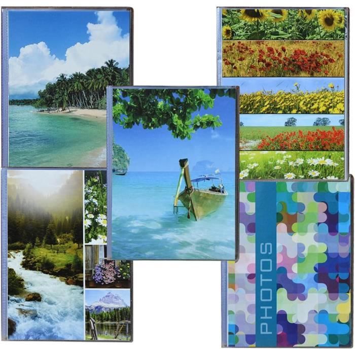 Lot de 12 albums photos 13 x 18 cm, classeur photo à pochettes, 36 ...