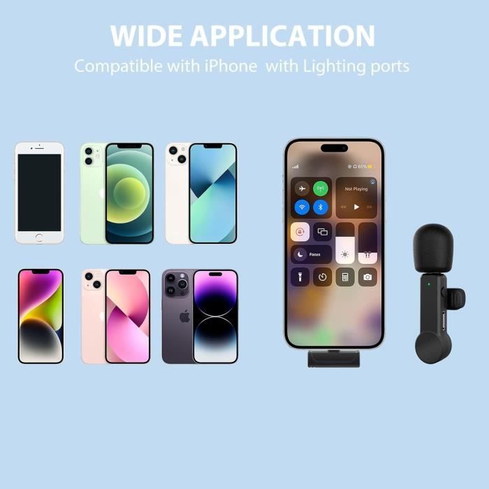 Micro Cravate Sans Fil Pour Iphone, Micro Cravate Bluetooth Pour ...