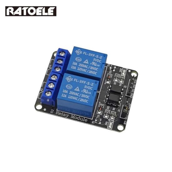 2 canaux - 24V - Module De Relais Avec Optocoupleur, Sortie De Relais ...
