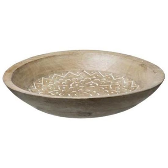 Saladier Design en Bois "Indonésie" 20cm Naturel Marron - Cdiscount Maison