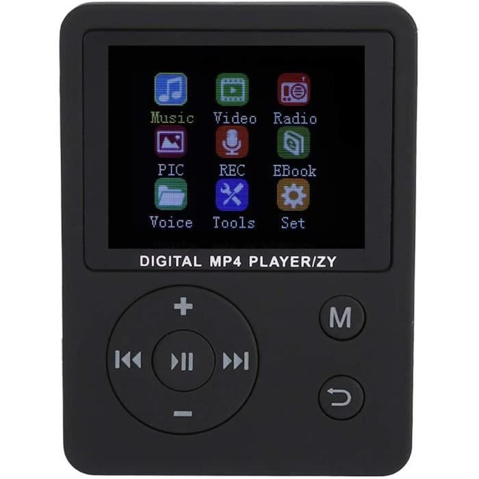 Lecteur mp3 mp4, 8h de veille usb 2.0 1.8 lcd lecteur de musique ...
