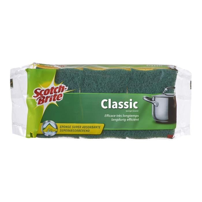 Scotch brite verte x3 gratt - Cdiscount Au quotidien