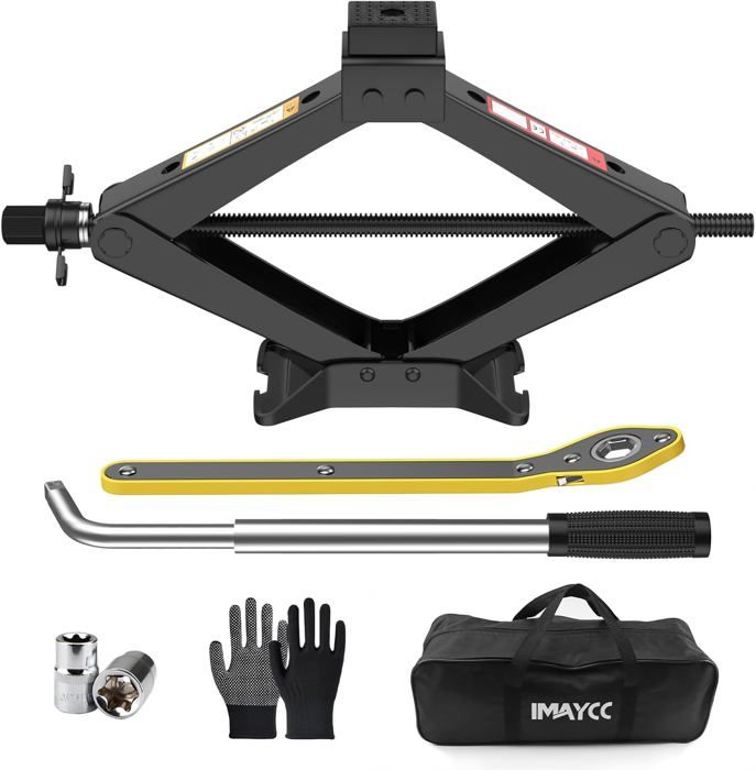 IMAYCC Cric Voiture 3T/3000kg,Universel Crique Voiture Portable Cric de ...