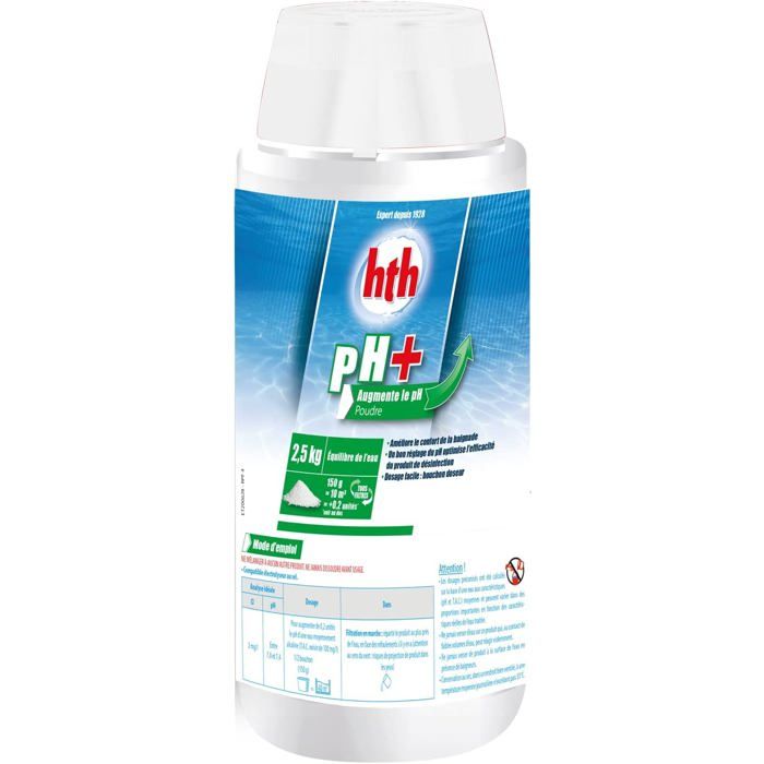 Hth Spa 2.5 kg - pH Plus Powder144 - Cdiscount Jardin