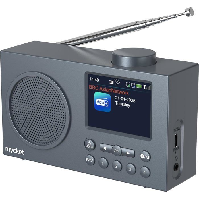 Portable DAB/DAB + Radio, FM Digital Radios avec 2025 Dernière ...