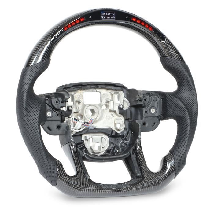 Ashata Volant de course Remplacement de volant en fibre de carbone pour ...