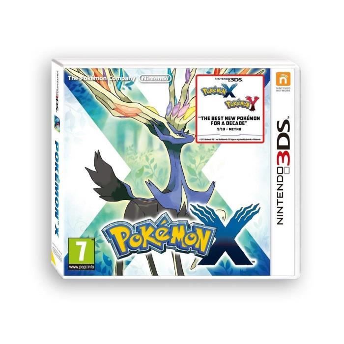 Jeu 3DS - Pokemon - Pokemon X - 3D - Nouveaux Pokemon - Aventure ...