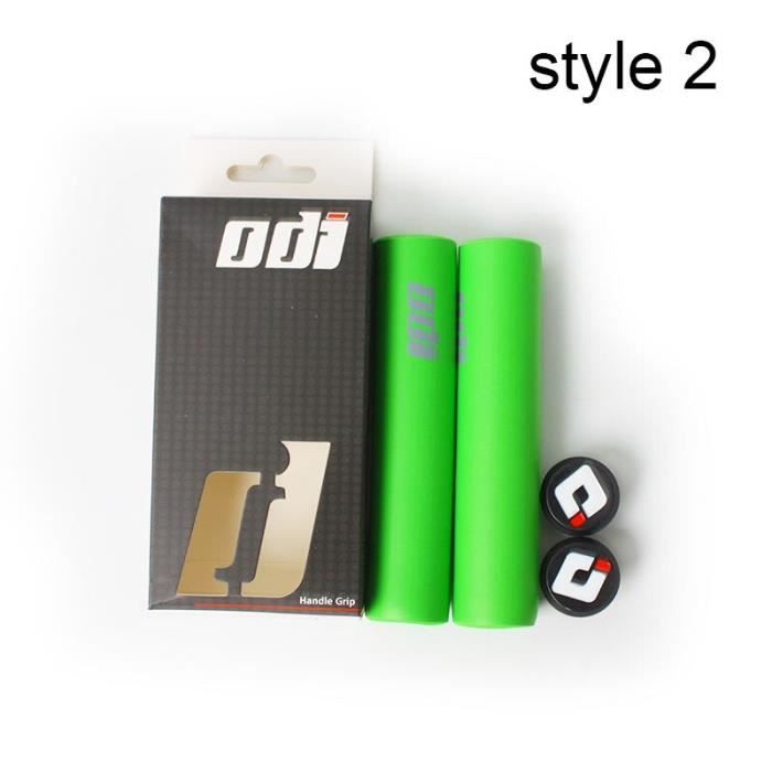 Guidon de vélo,ODI vélo guidon poignée vtt Silicone vélo barre poignée ...
