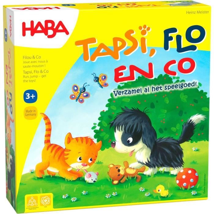 Jeu de société - HABA - Tapsi, Flo et Co - Coloré - À partir de 2 ans ...