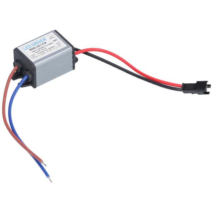 HURRISE Transformateur LED Pilote de LED, AC85-265V à DC3-12V 300mA ...