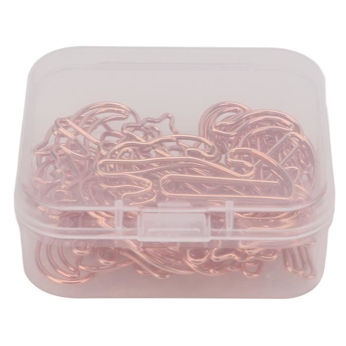 Qiilu trombones mignons 20 pièces petits trombones petit chat mignon ...