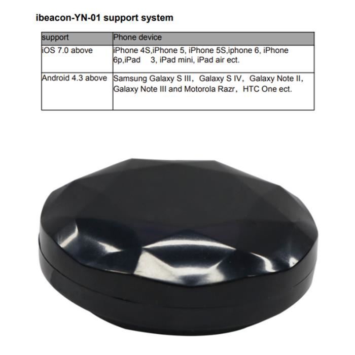 NRF51822 Balise Bluetooth Balise Eddystone Ibeacon Ble Localisateur de ...