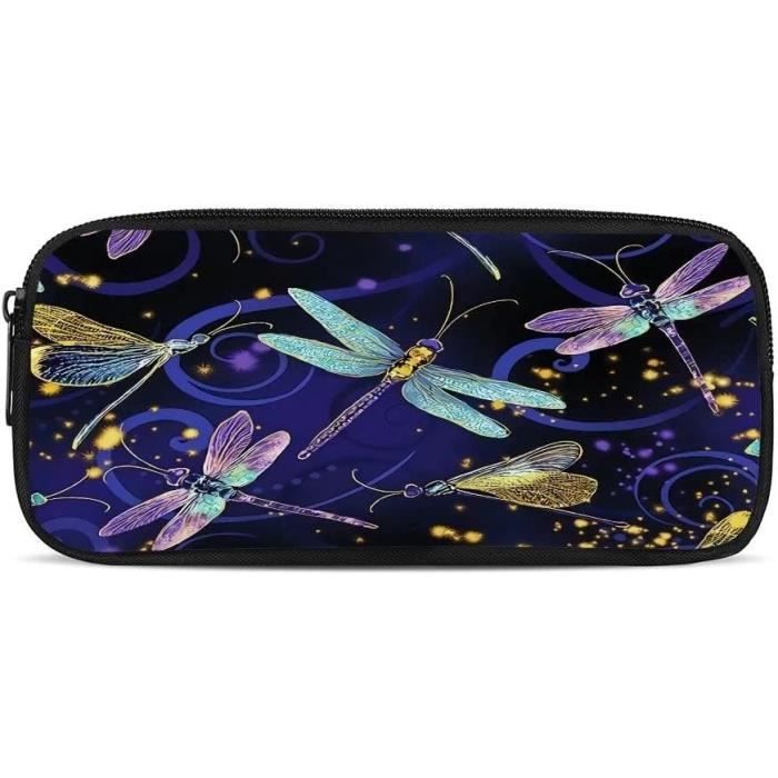 Blue Dragonfly Design Trousse À Crayons Pour Enfants, Sacs De Papeterie ...