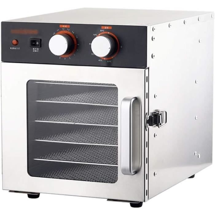 Déshydrateur Alimentaire, Contrôle De Température 30-90°C, Minuterie 1 ... Déshydrateur Alimentaire, Contrôle De Température 30-90°C, Minuterie 1 ...