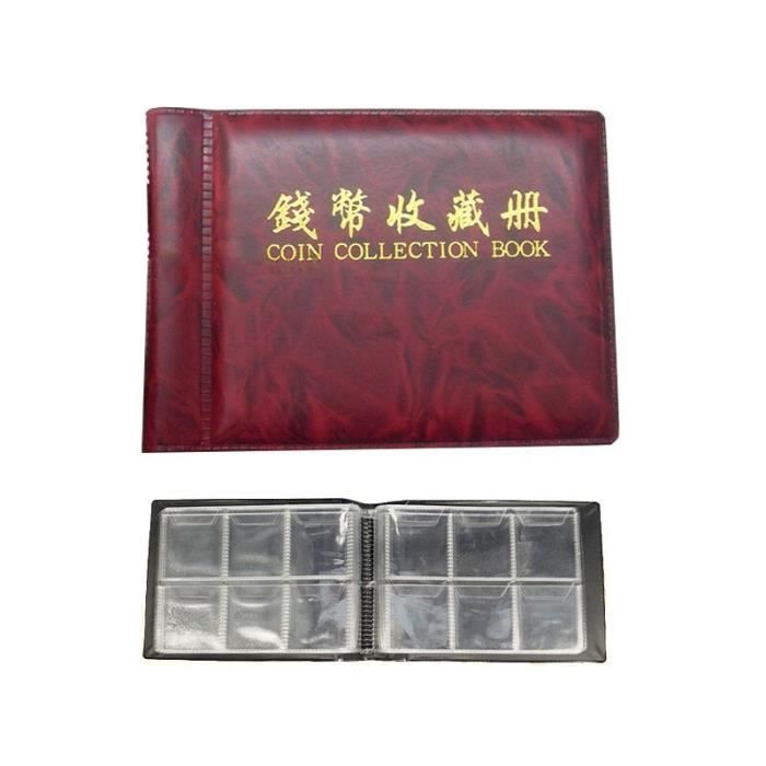 ALBUM PHOTO,B4--Album de collection de pièces de monnaie, 120 grille ...
