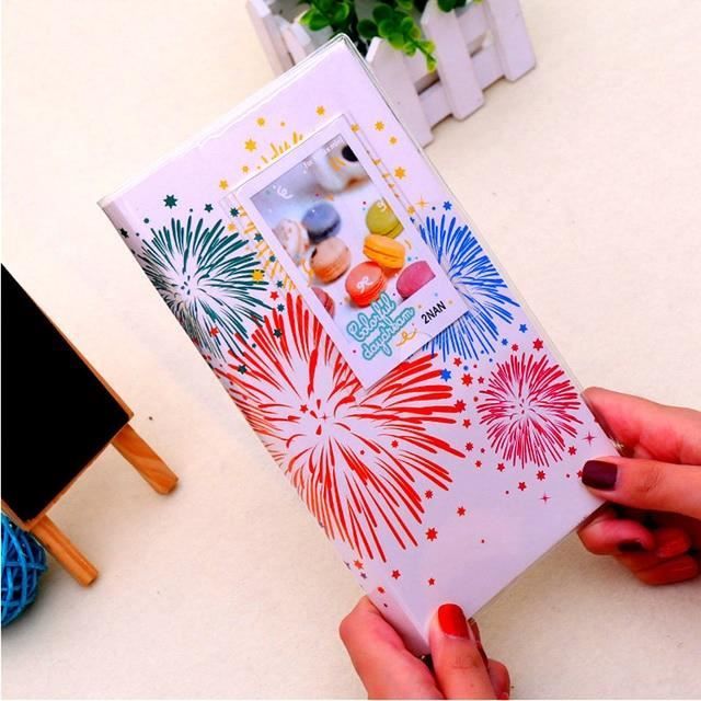 ALBUM PHOTO,Firework--Mini Album Photo avec 84 pochettes, Film Polaroid ...