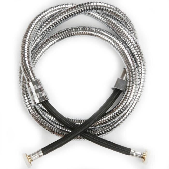 FLEXIBLE,1.5m shower hose 2--Tuyau de douche tressé hydraulique, de ...