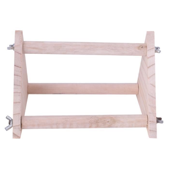 Perche en bois d'oiseau - ZJCHAO - Plate-forme en bois naturel - Jouet pour les oiseaux - Cdiscount