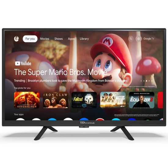 Smart TV 24 pouces Hey Google Official Assistant. Téléviseur Android 11 ...