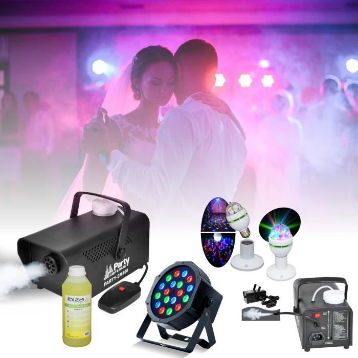 Pack Pied Lumière Portique DJ BOOST-LIGHT70 4 Projecteurs - Machine ...