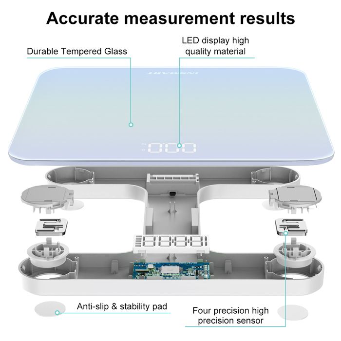 Balance de poids numérique corps balances intelligentes pour graisse ...