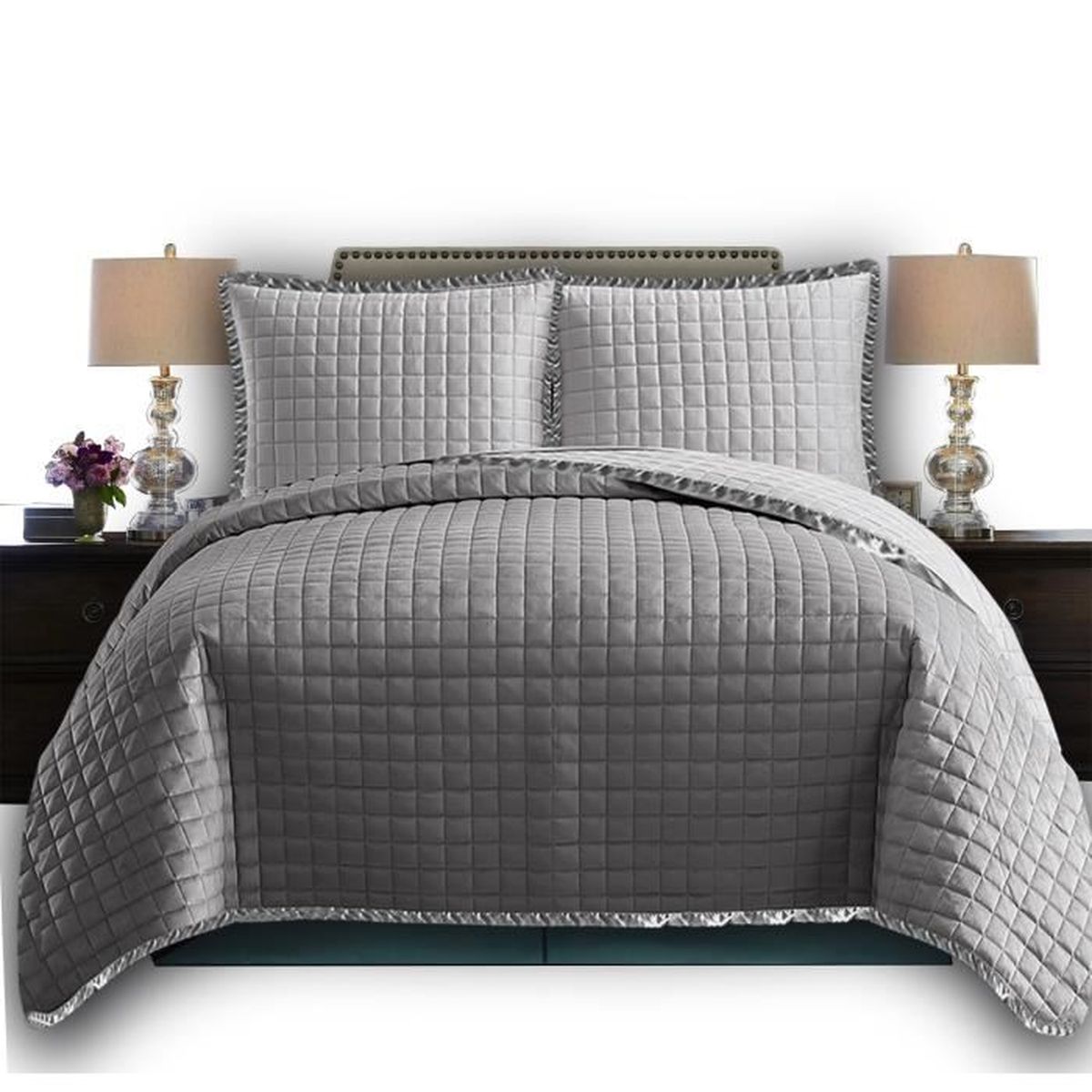 New Osca Throw Ensemble de lit de couette en relief Couvre-lit ...