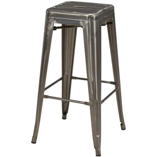 TABOURET DE BAR en métal-Fer empilable Design Industriel sélection de ...