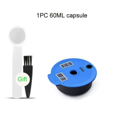 1pc 60 ml - Dosette de café réutilisable, couvercle en Silicone, avec ...