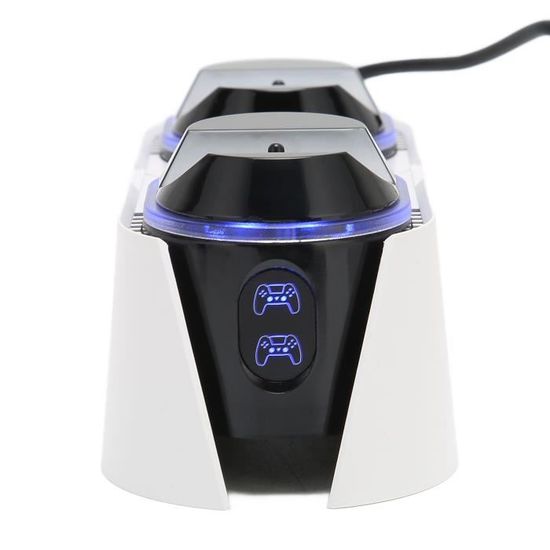 Station de charge PS5 - EJ.life - GP5-1530 - Chargement rapide en 2 heures - Design noir et ...