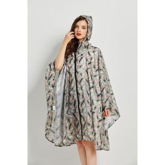 Trench,Manteau de pluie Long et léger pour homme et femme, vêtement de ...