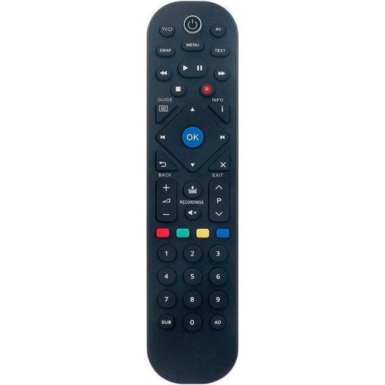 Télécommande De Remplacement Compatible Avec Manhattan Tv Freeview ...