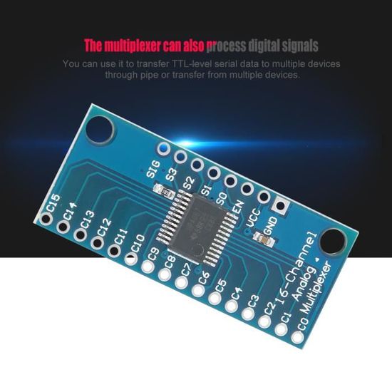 Multiplexeur Analogique - TMISHION - CD74HC4067 - 16 Canaux - 10 Pièces ...