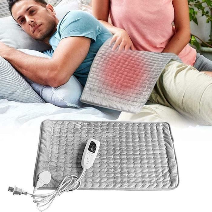 Coussin chauffant électrique, coussin chauffant avec arrêt automatique ...