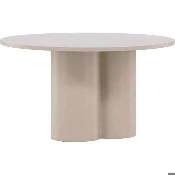Olivia table basse Ø80cm beige. - Cdiscount Maison