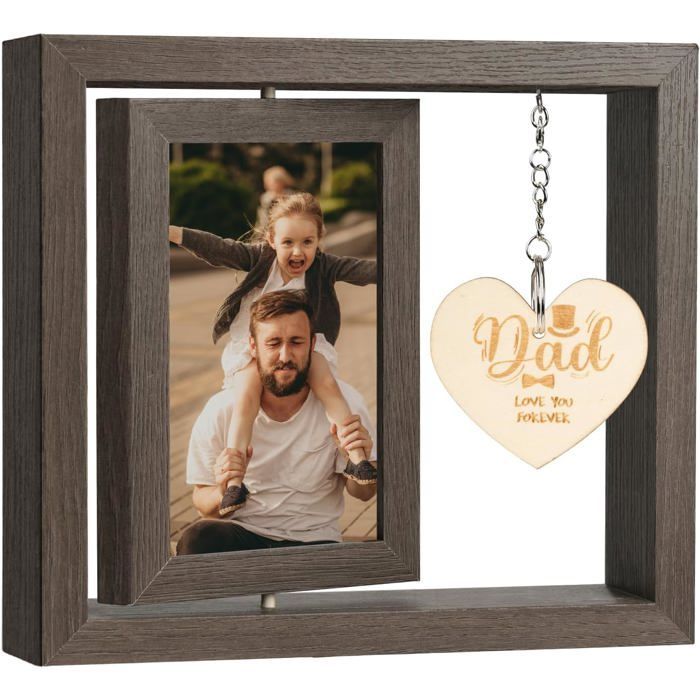 Cadre Photo Bois Personnalisé avec Amour Design Peut Contenir, 21.1 x ...