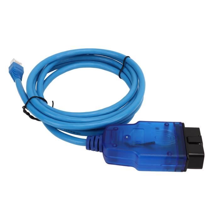 Ashata câble Ethernet OBD Câble d'interface ENET à OBD 16 broches avec ...