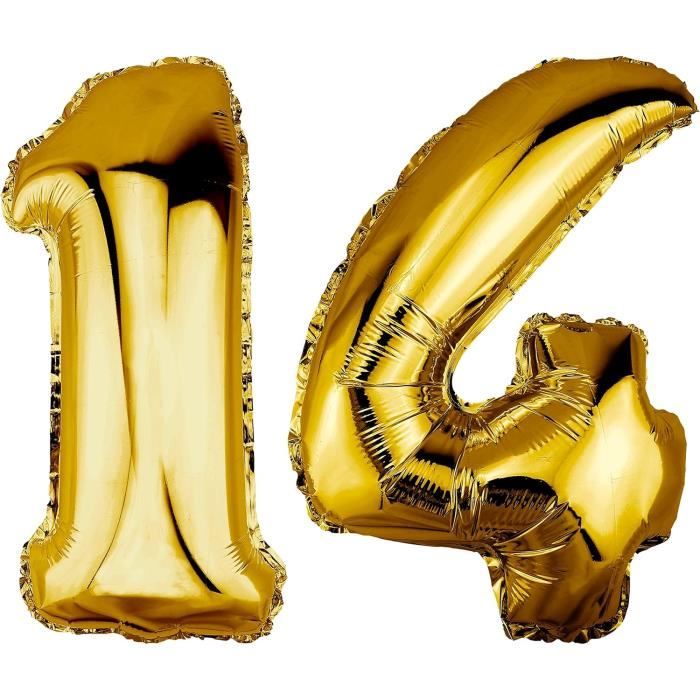 Ballon Gonflable Doré - 82 Cm - Pour Anniversaire, Mariage, Décoration ...