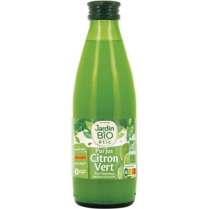 JARDIN BIO ETIC - LOT DE 5 - JARDIN BIO ETIC - Jus De Citron Vert Bio ...