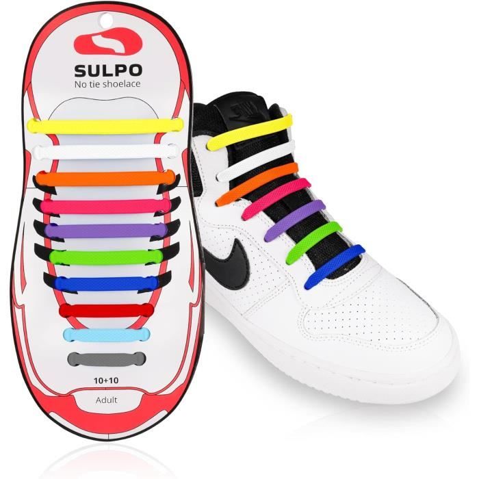 Lacets Sans Nouage - Lacets Élastiques En Silicone - Lacets De ...