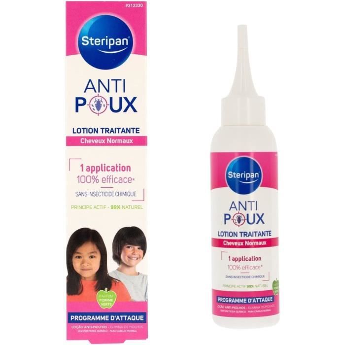 Lotion Traitante Anti-Poux - Cheveux Normaux - Principe Actif 99% ...