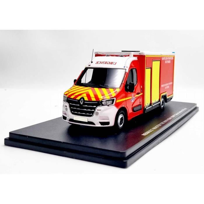 Camion RENAULT MASTER AMBULANCE TIB VSAV BSPP Sapeurs Pompiers de Paris ...