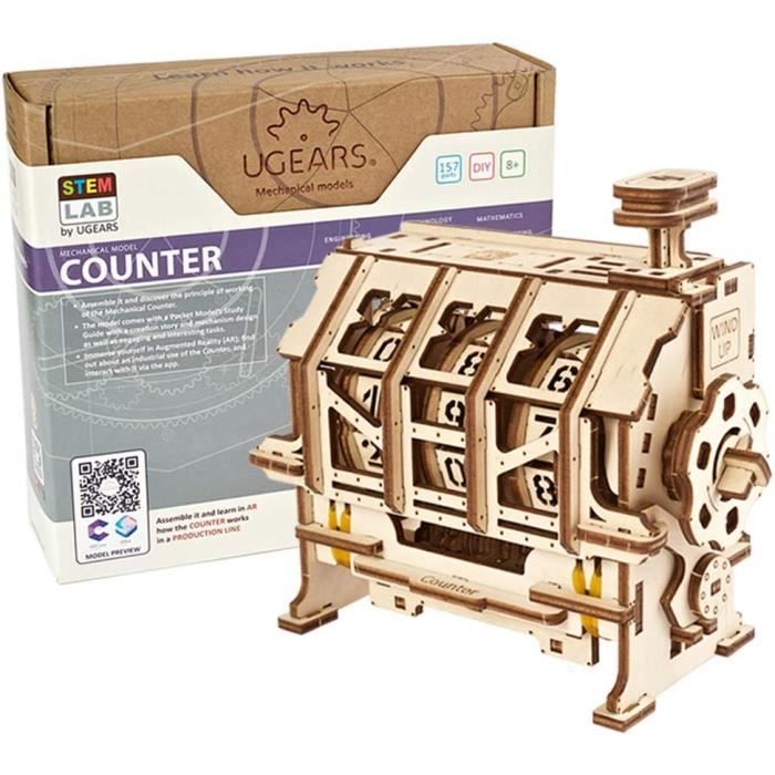 STEM Jouets Puzzle 3D - Maquette en Bois à Construire - Maquette Bois ...