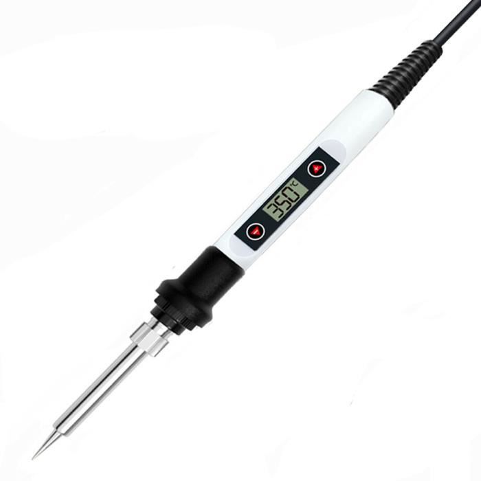 Poste a souder,Fer à souder numérique 80W avec affichage numérique LCD,température réglable ...