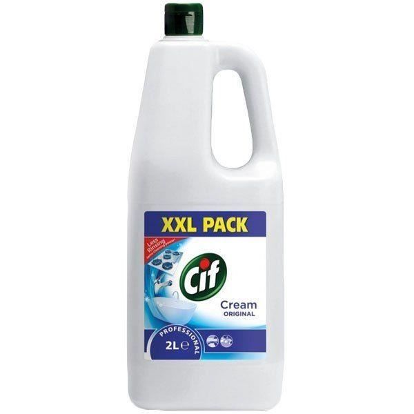 CIF - Lait de nettoyage professionnel 2l - Blanc - Fraicheur ...