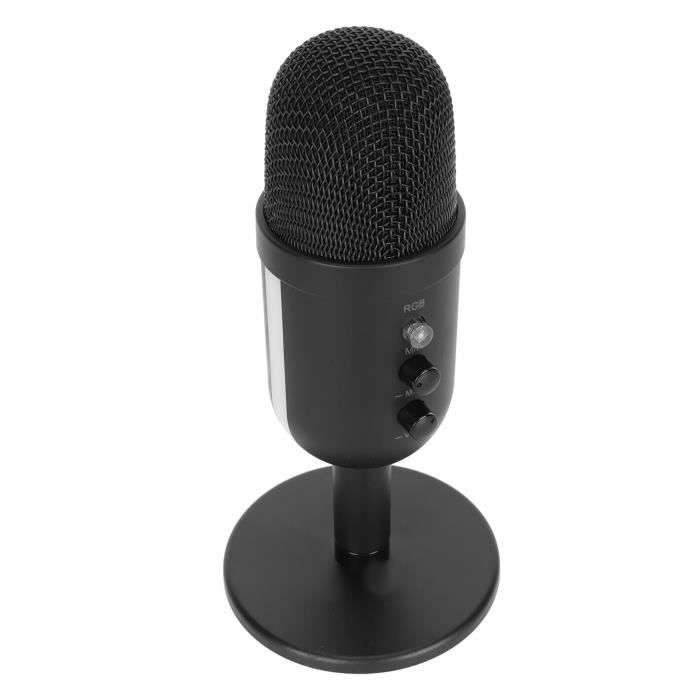 QID-Microphone d'enregistrement en direct Microphone de Jeu USB ...