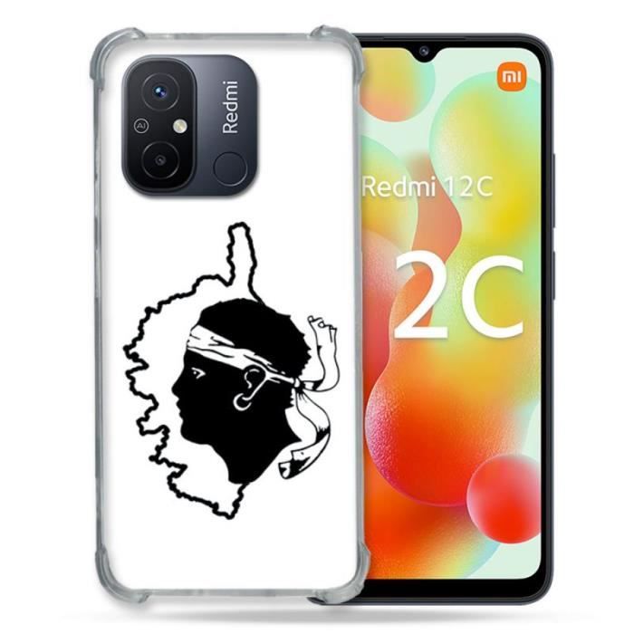 Coque - COKITEC - Xiaomi Redmi 12C - Renforcée - Voyage Corse - Blanc ...