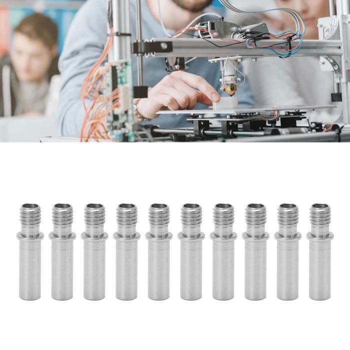 ROM Urb Tube De Gorge Hotend 10 Pièces M6 Hotend Gorge Tube Connexion Directe Robuste En Acier ...