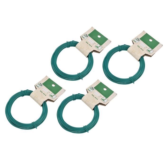 Fil d'attache en plastique vert - GAROSA - XUY - Attache fil bricolage ...