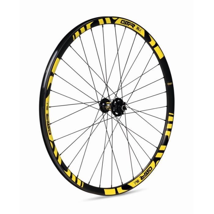 Roue VTT avant tubeless ready Gurpil GTR Sl20 - jaune - 27,5 pouces ...